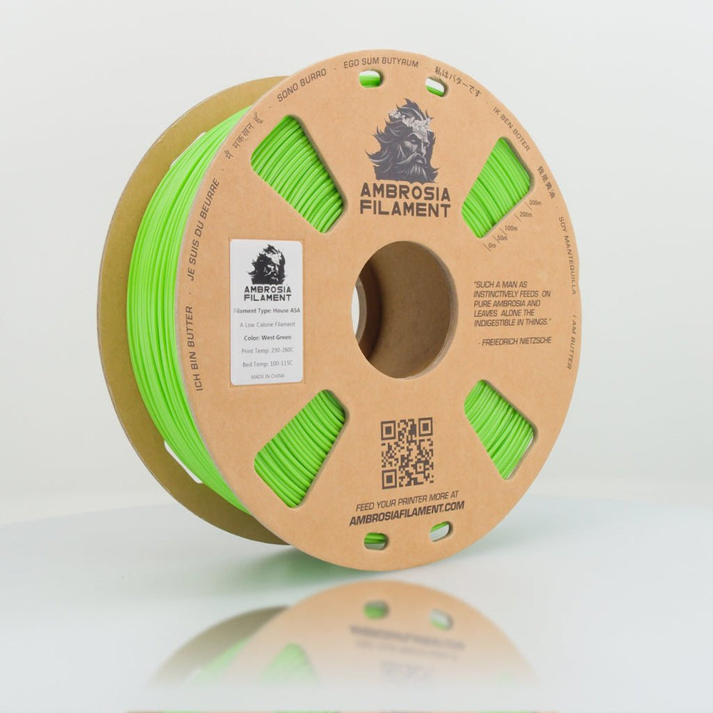 AMBROSIA ASA Filament of the Gods - 1KG Bambu AMS Friendly Cardboard S