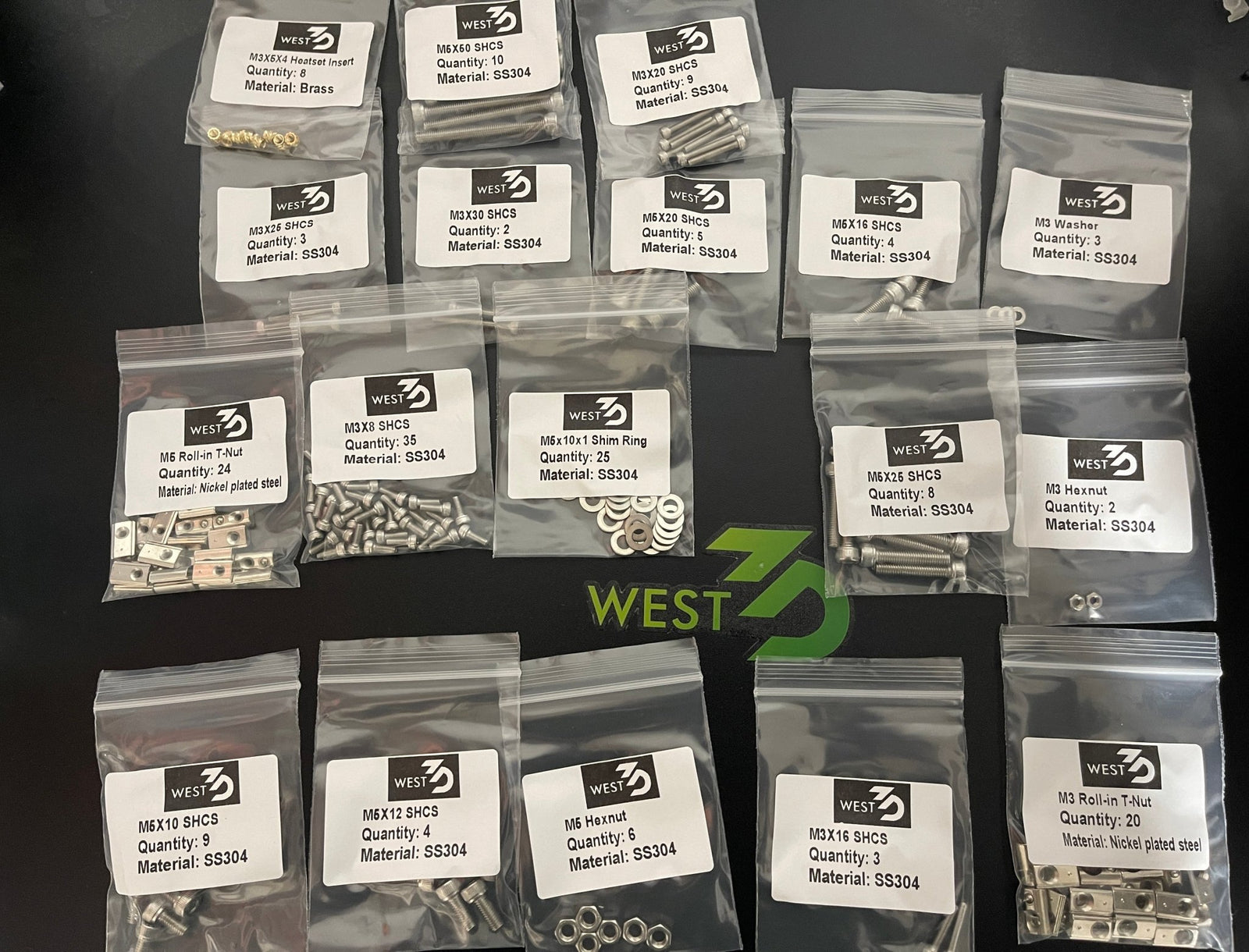 ZeroG 3D printer parts by West3D Printing