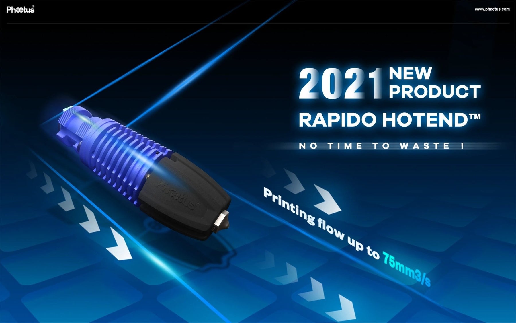 Phaetus Rapido (Rapido 2) Hot End (Hotend) - UHF / HF Standard and Plu